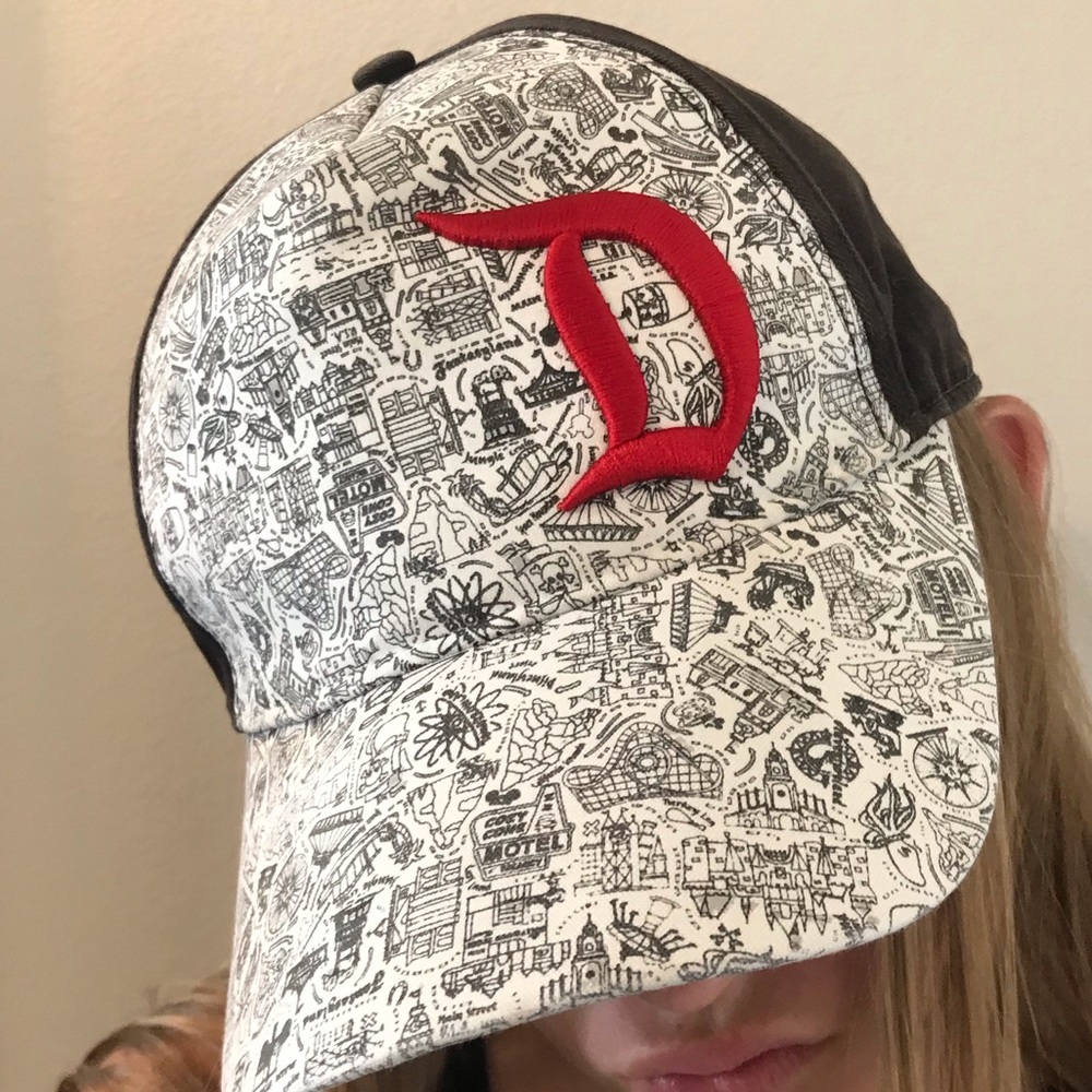 Disneyland Parks Vintage Map Baseball Cap - Gem